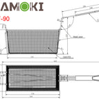 101061 - GF90 3 Burner Single Tank Gas Fryer with Twin Baskets – Hamoki ...